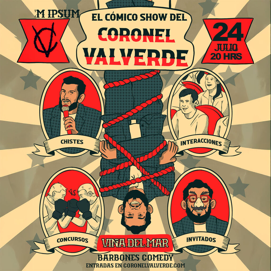 Coronel Valverde en Viña 25.07 – La Comedia